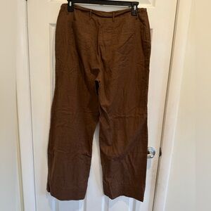 Classic Elements | Pants & Jumpsuits | Classic Elements Brown Linen ...